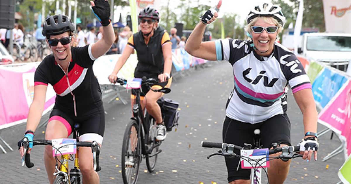 Iedereen over de finish bij Ladies Ride! - Werken bij Frankelandgroep